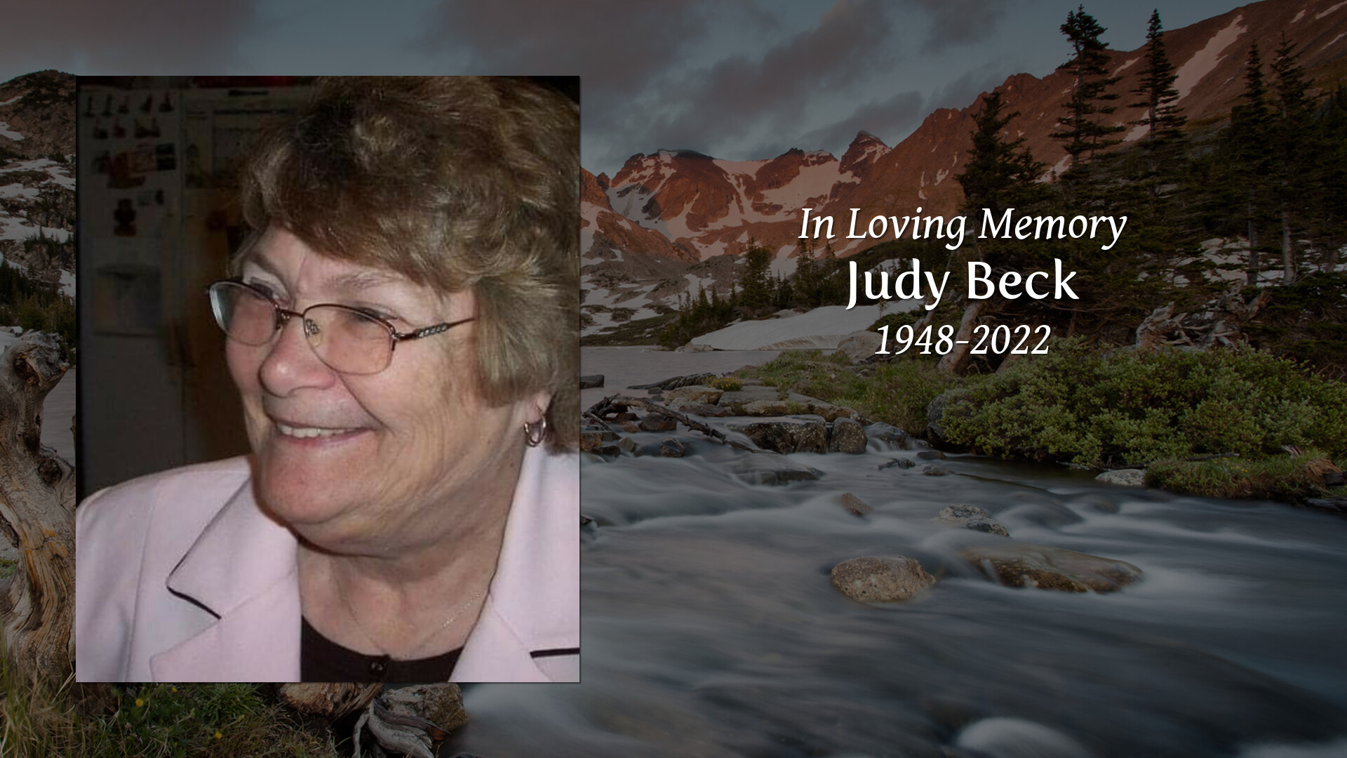 Judy Beck - Tribute Video