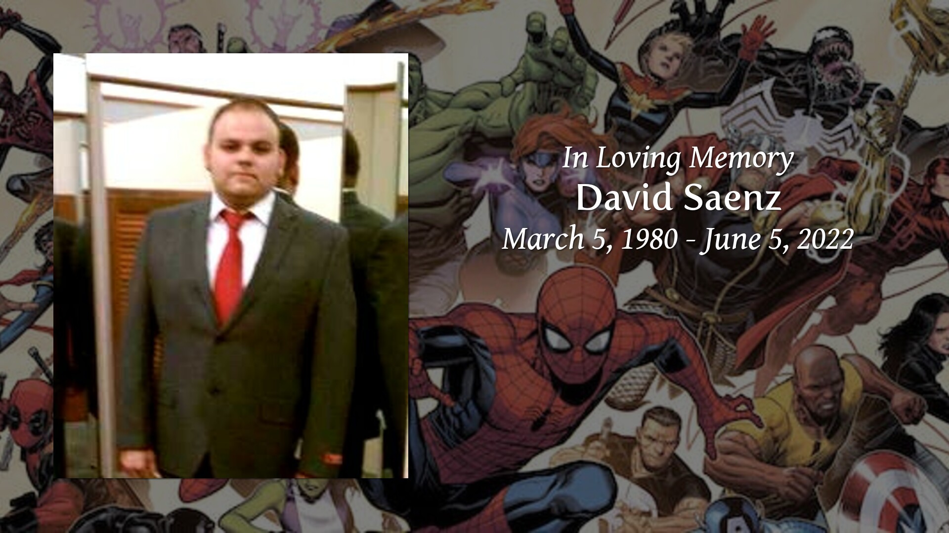 David Saenz - Tribute Video