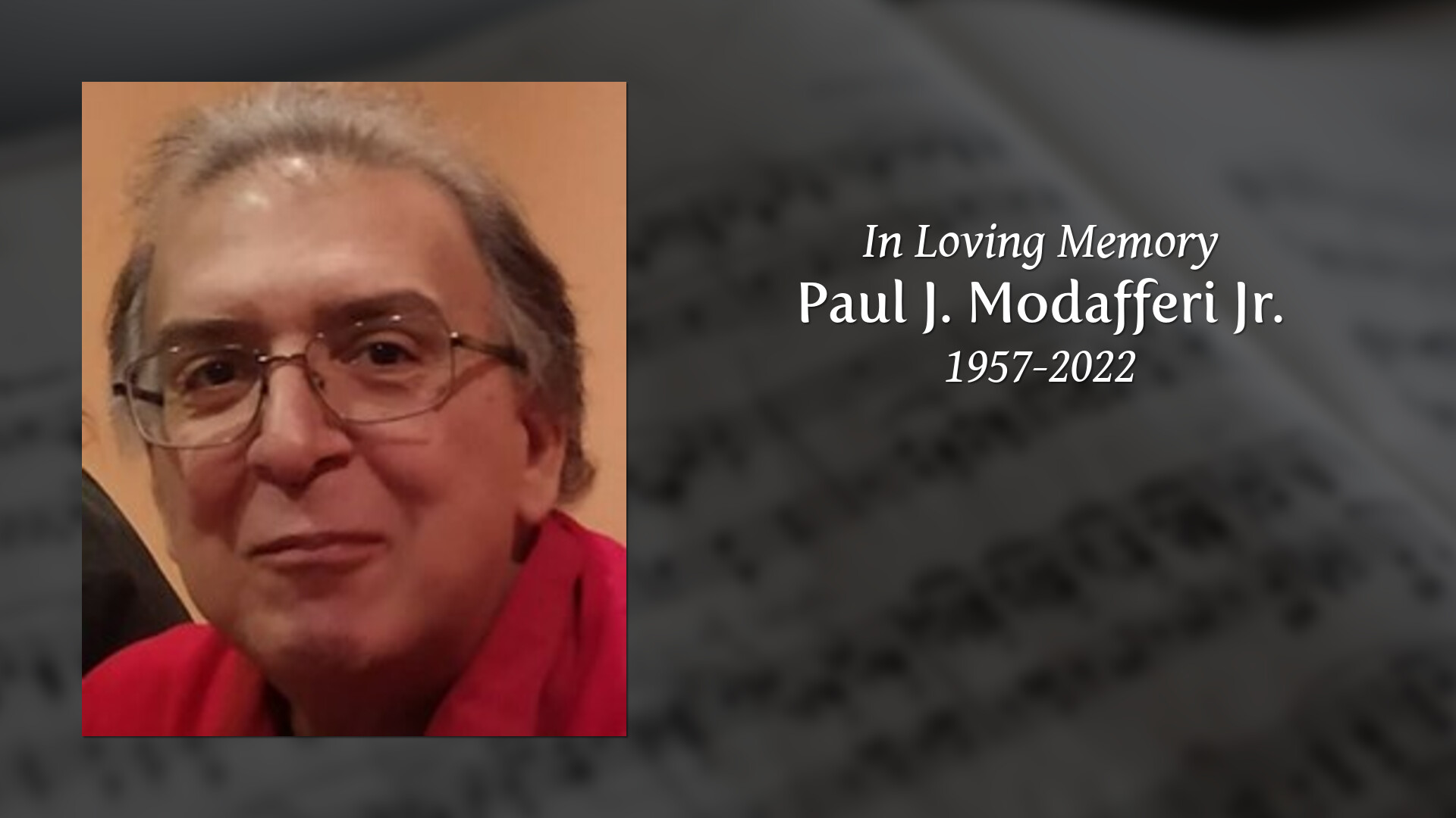 Paul J. Modafferi Jr. - Tribute Video