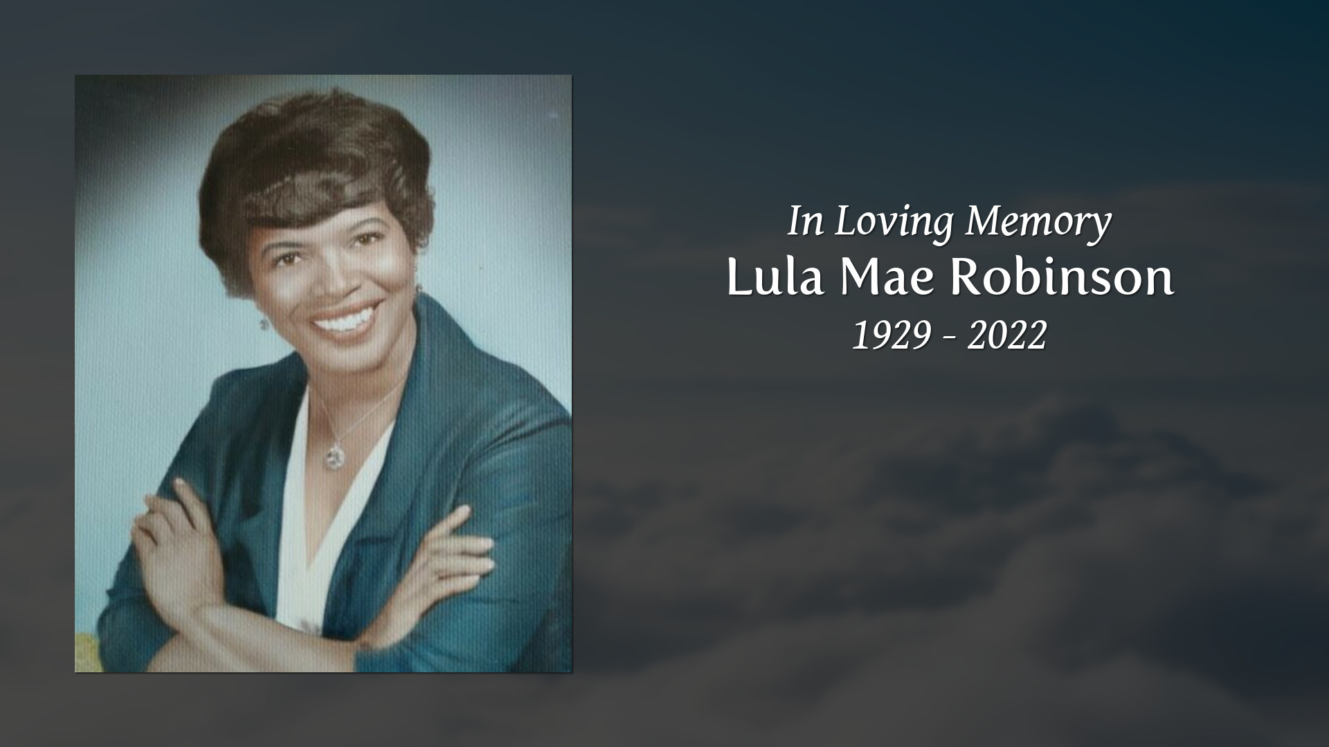 Lula Mae Robinson - Tribute Video