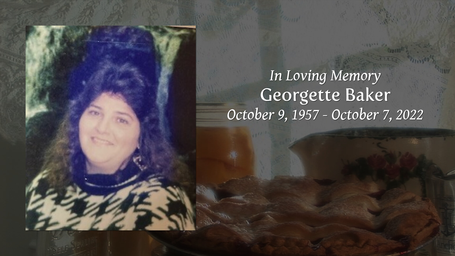 Georgette Baker - Tribute Video