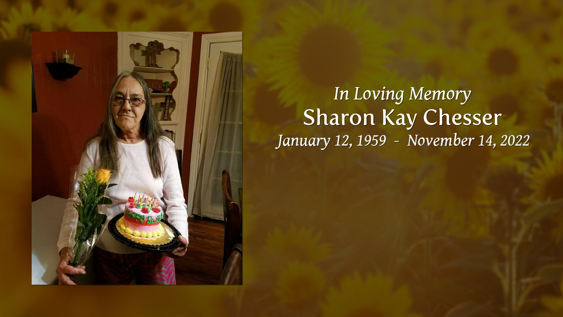 Sharon Kay Chesser - Tribute Video