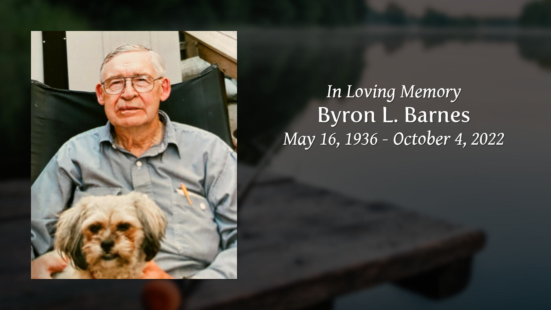 Byron L. Barnes - Tribute Video