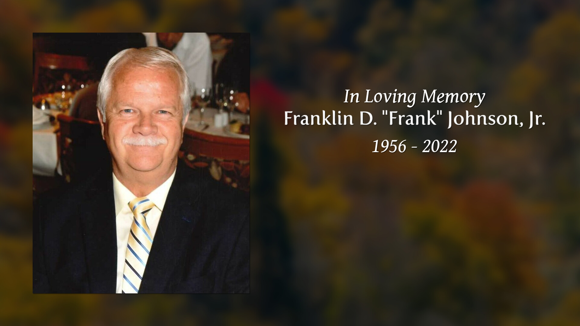 Franklin D. "Frank" Johnson, Jr. - Tribute Video