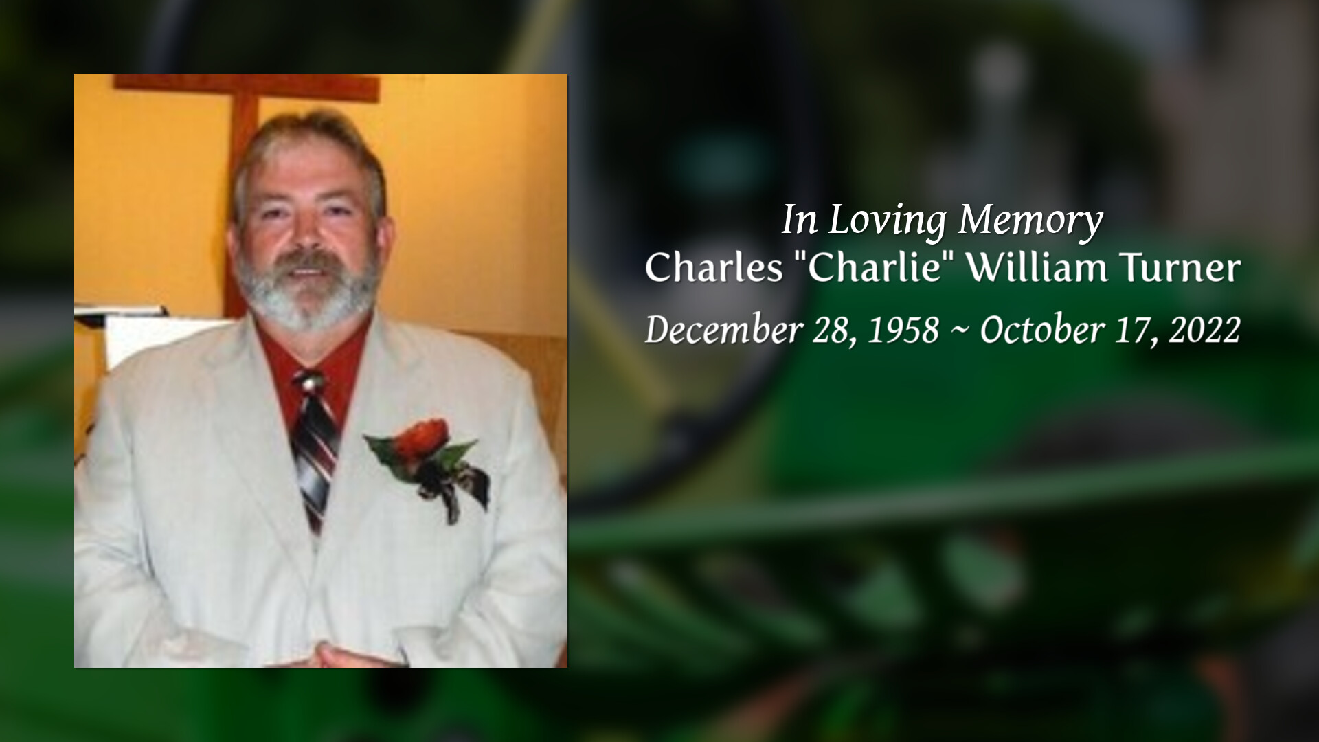 Charles "Charlie" William Turner - Tribute Video