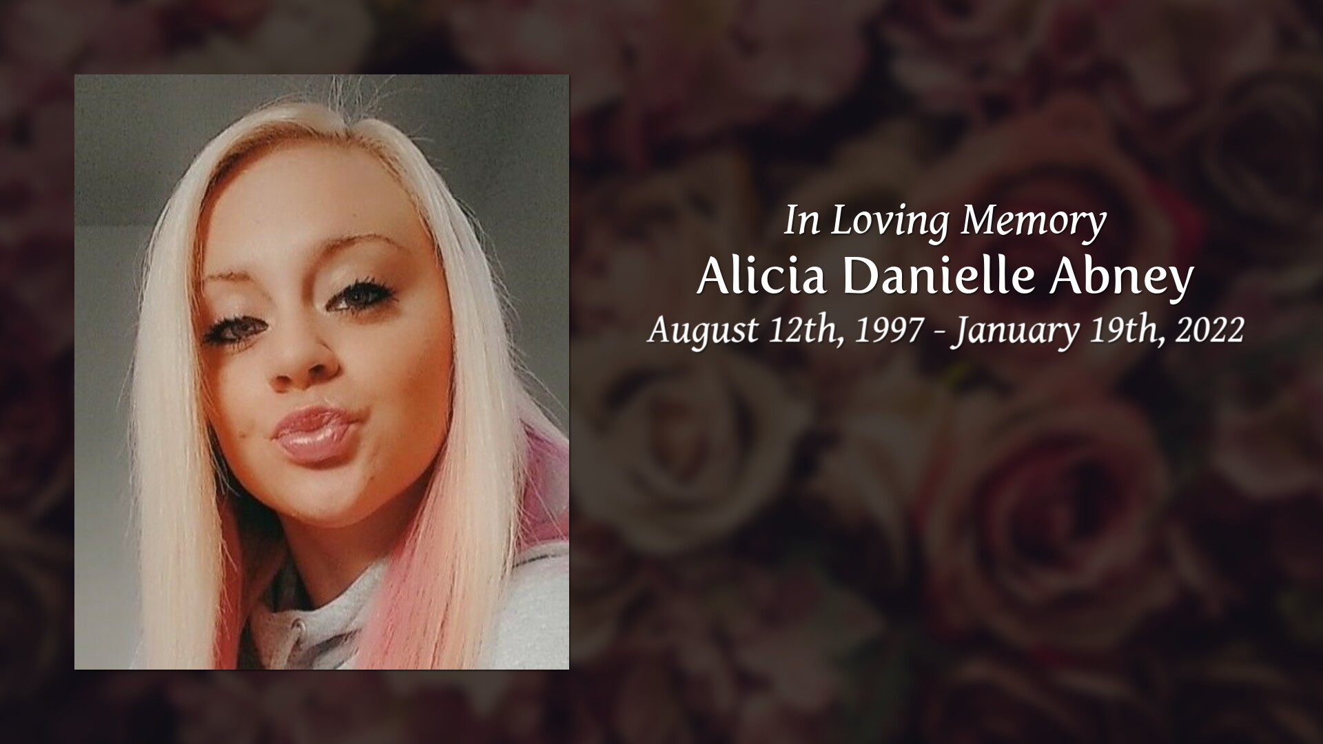 Alicia Danielle Abney - Tribute Video