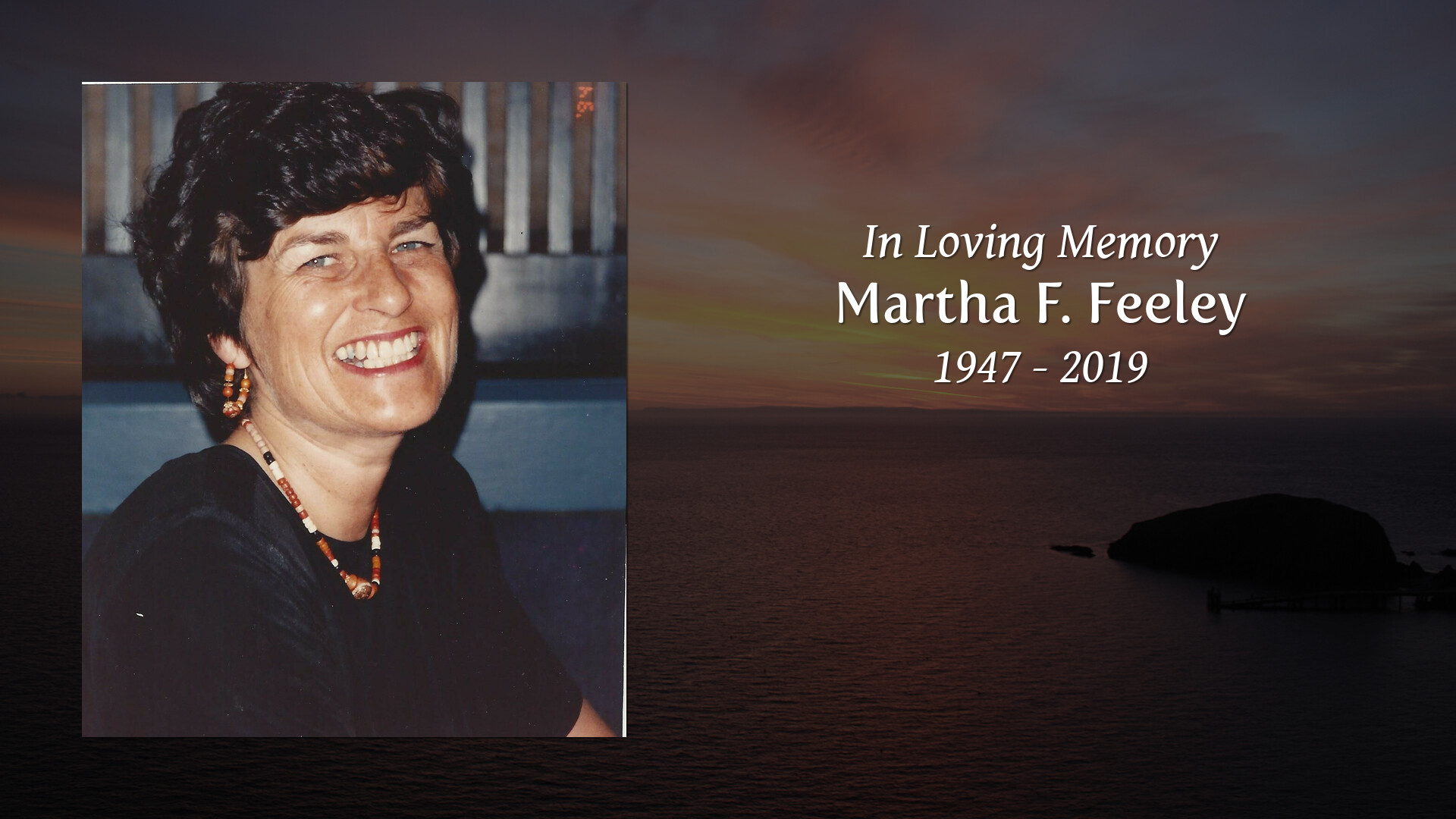 Martha F. Feeley - Tribute Video