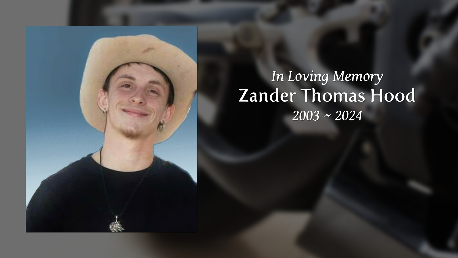 Zander Thomas Hood - Tribute Video