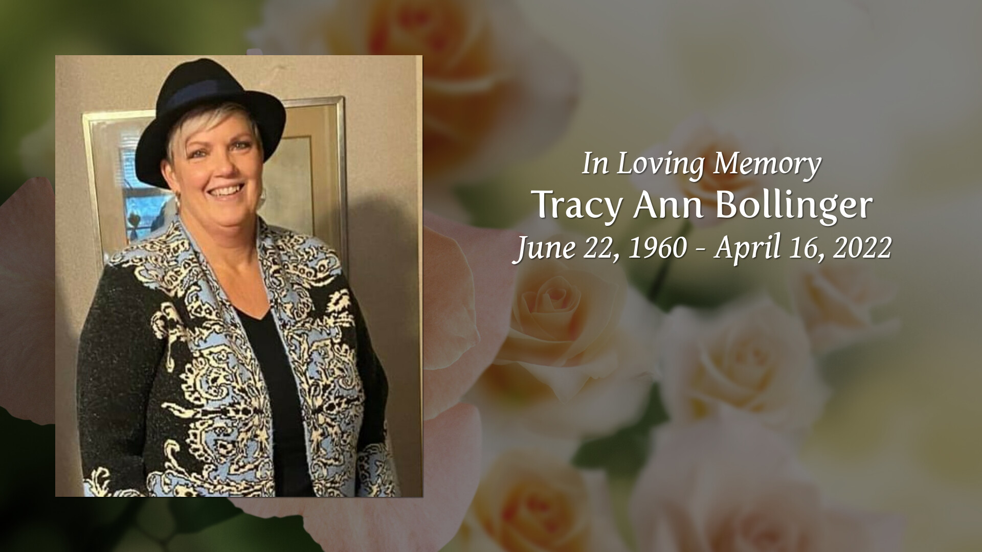 Tracy Ann Bollinger - Tribute Video
