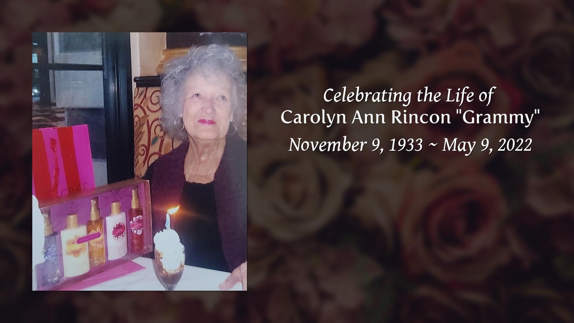 Carolyn Ann Rincon "Grammy" - Tribute Video