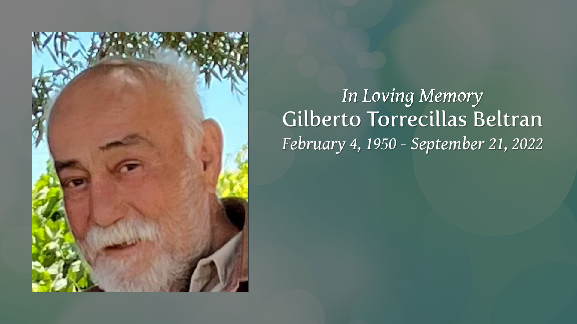 Gilberto Torrecillas Beltran - Tribute Video