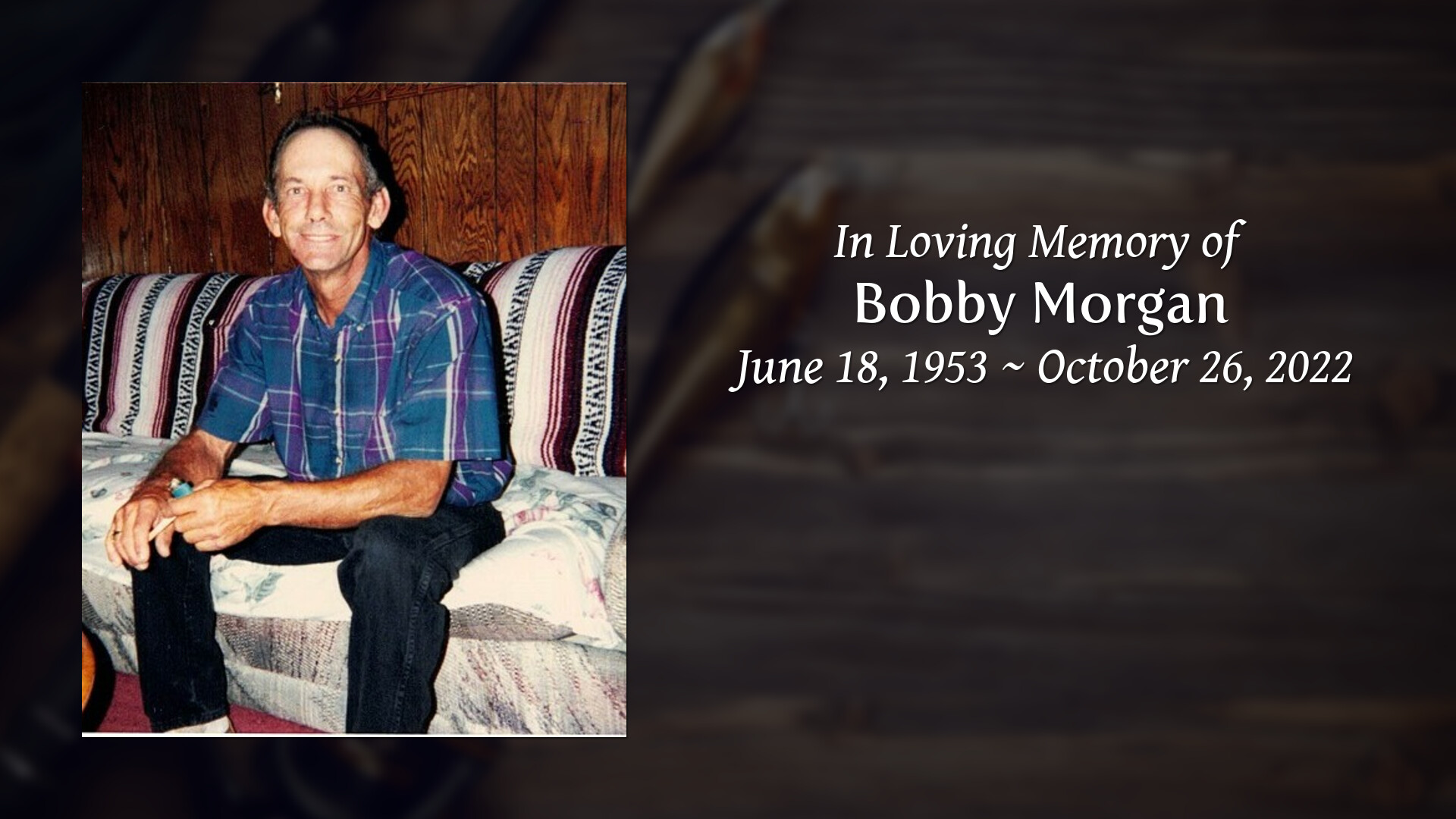 Bobby Morgan - Tribute Video