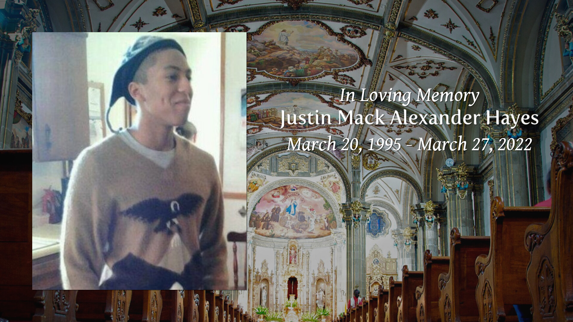 Justin Mack Alexander Hayes - Tribute Video