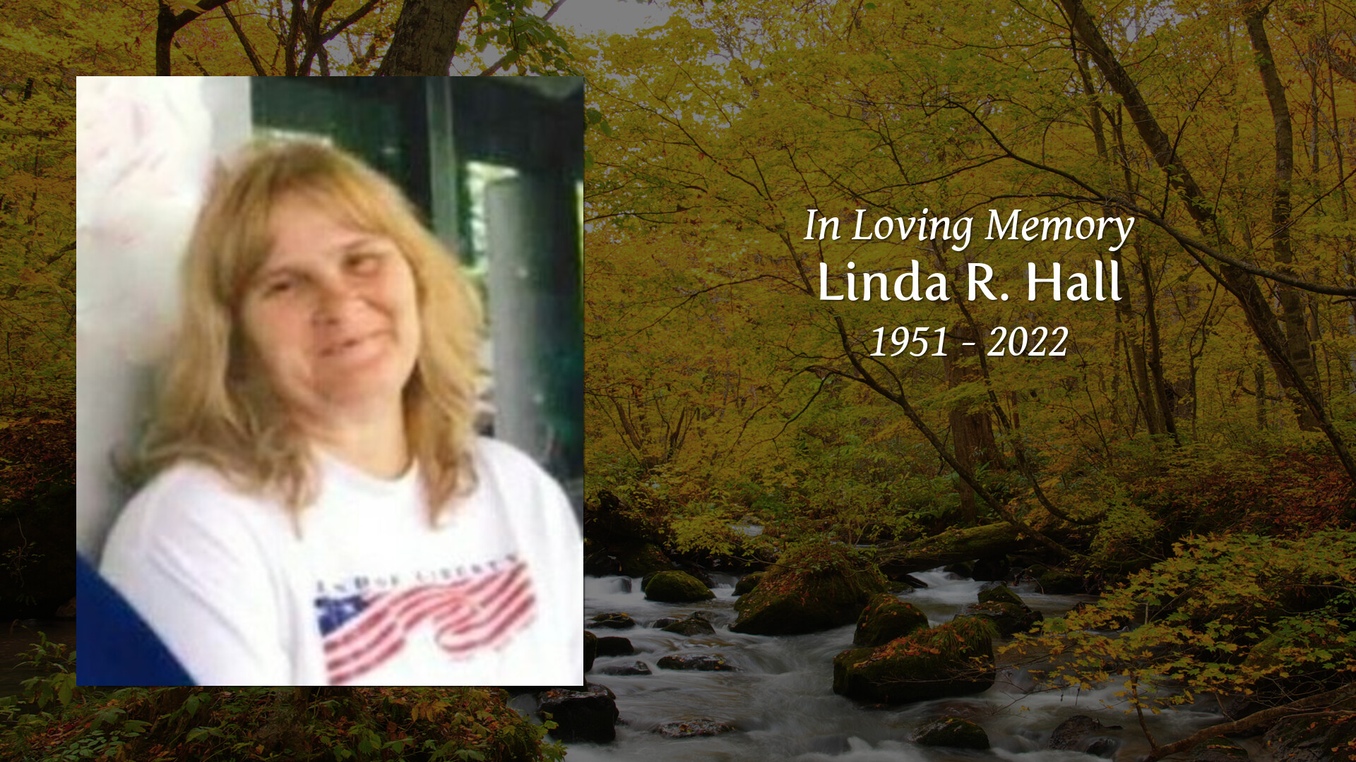 Linda R. Hall - Tribute Video