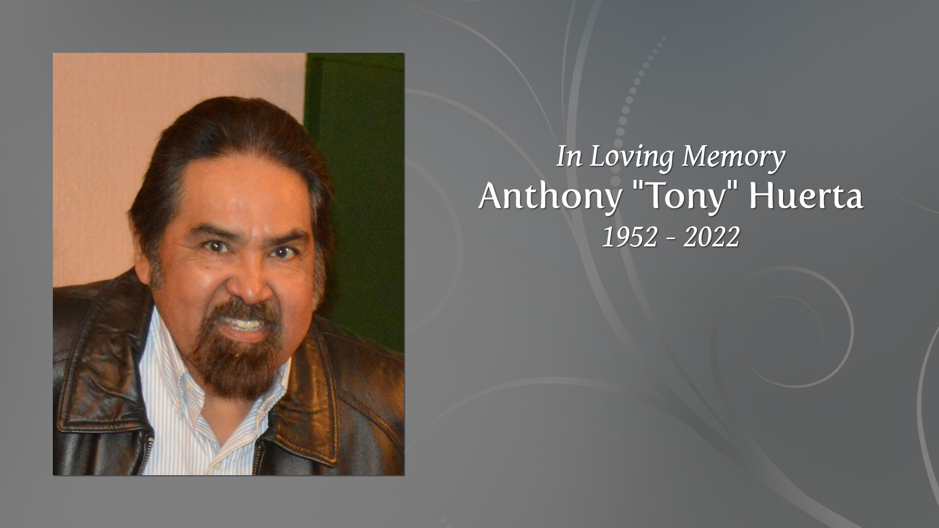 Anthony "Tony" Huerta - Tribute Video