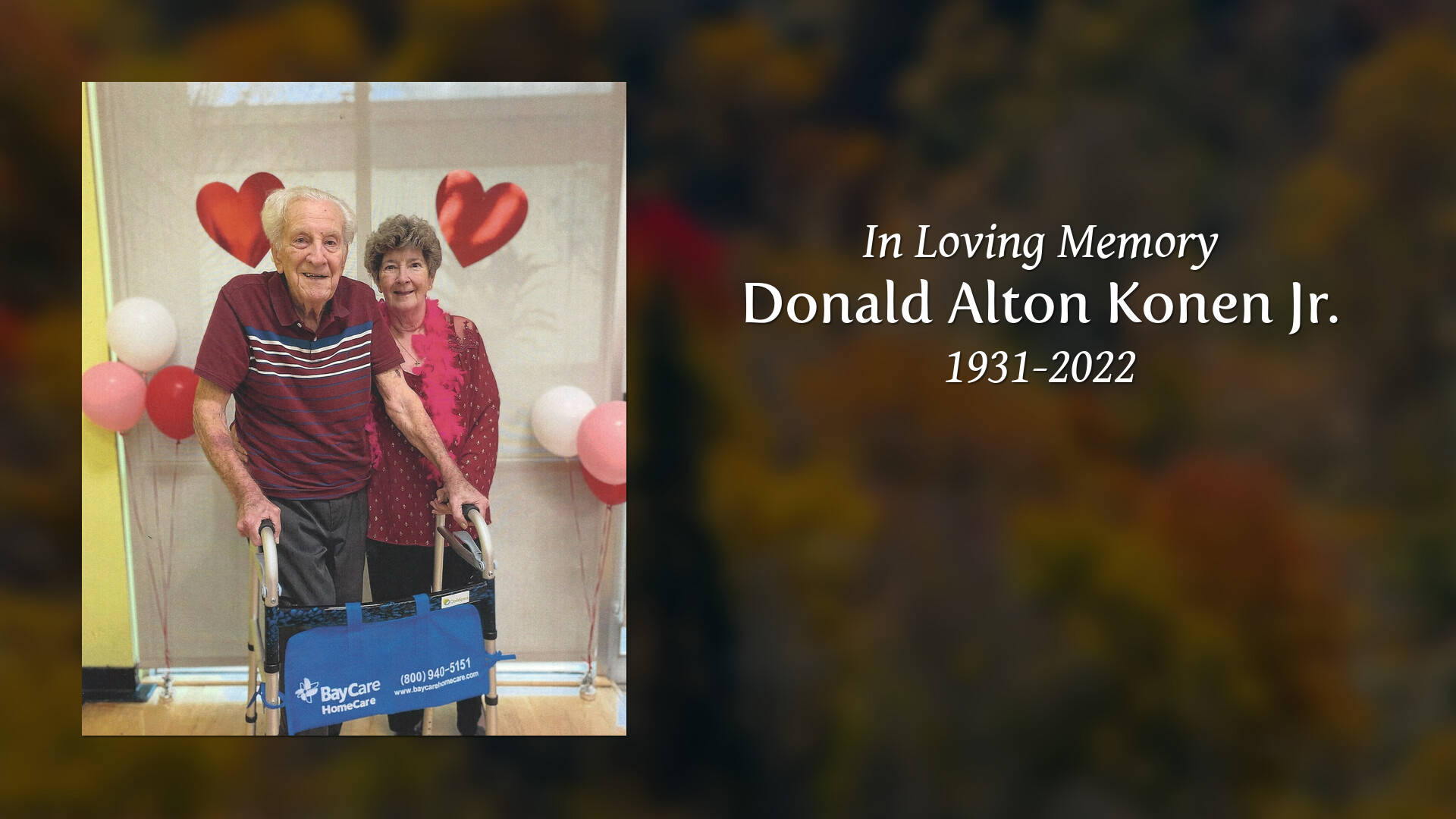 Donald Alton Konen Jr. - Tribute Video