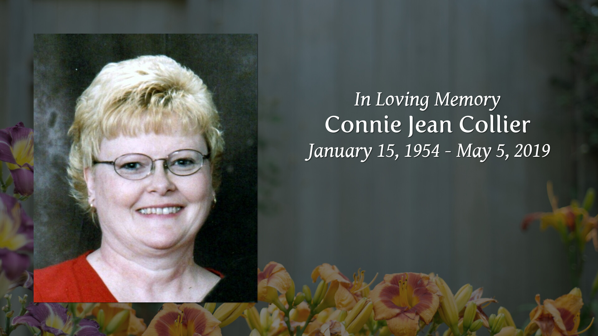 Connie Jean Collier - Tribute Video