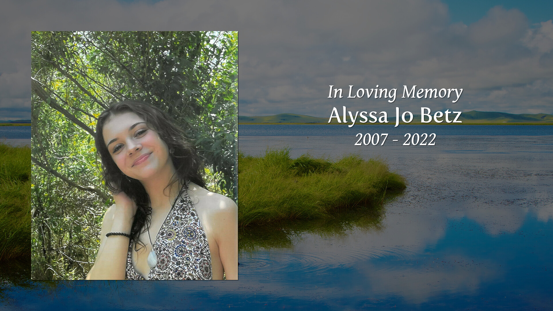 Alyssa Jo Betz Tribute Video