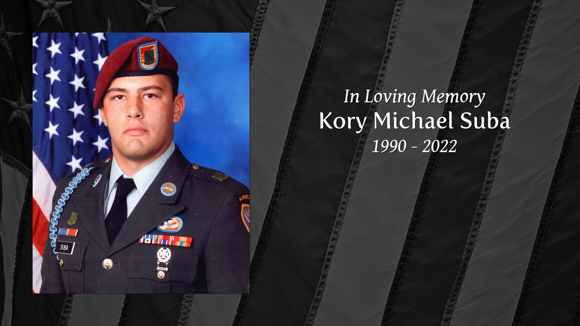 Kory Michael Suba - Tribute Video