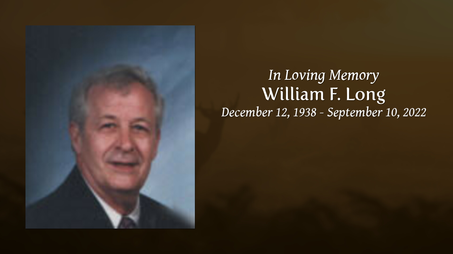 William F. Long - Tribute Video