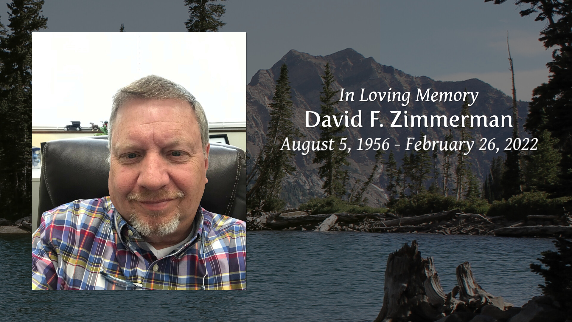 David F. Zimmerman - Tribute Video