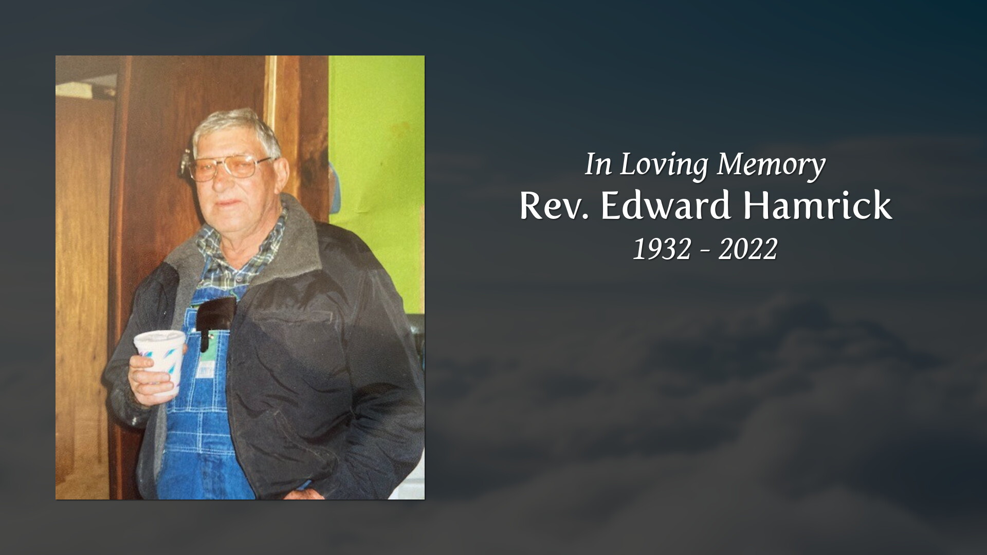 Rev. Edward Hamrick - Tribute Video