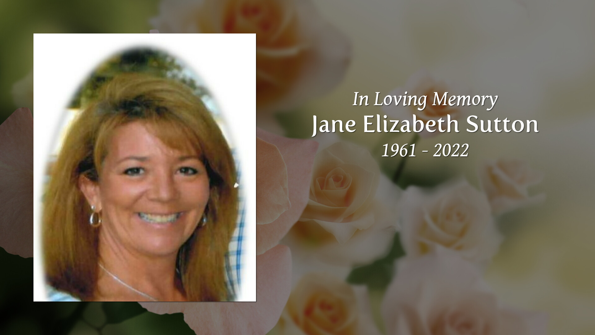 Jane Elizabeth Sutton - Tribute Video