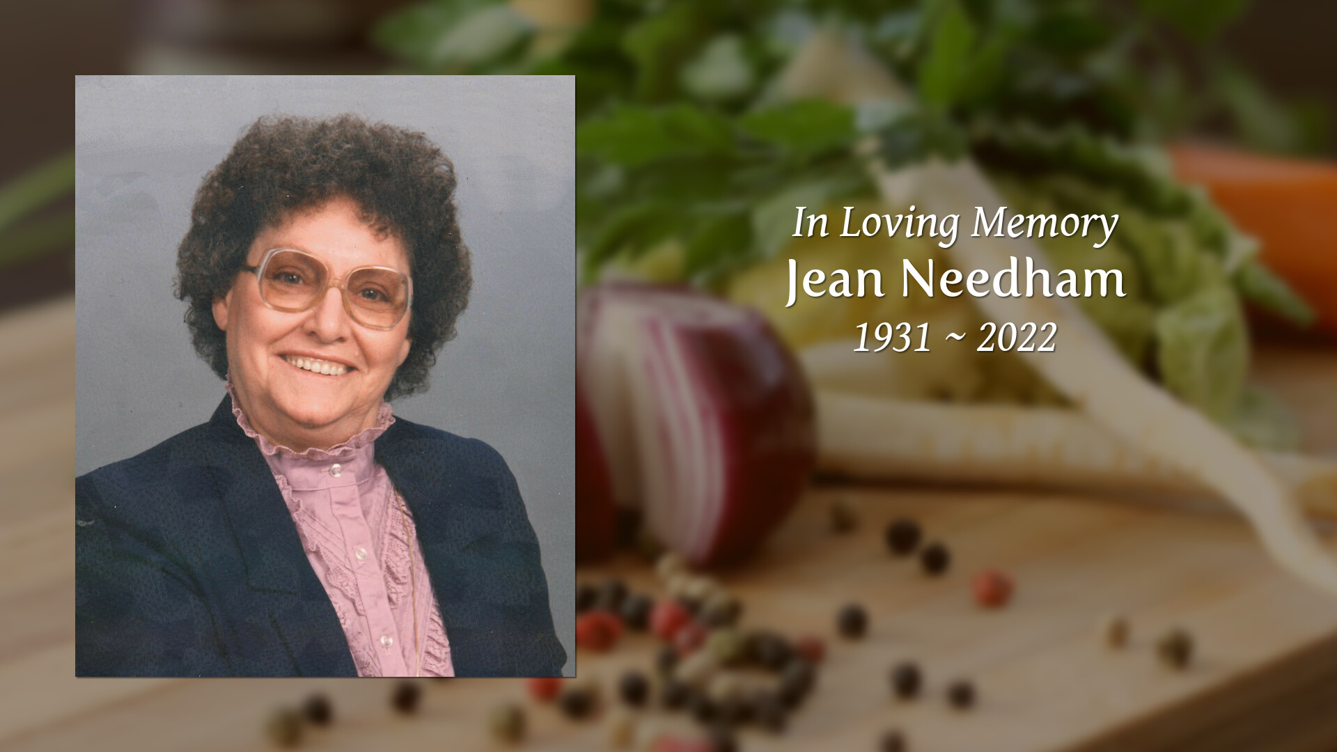 Jean Needham - Tribute Video
