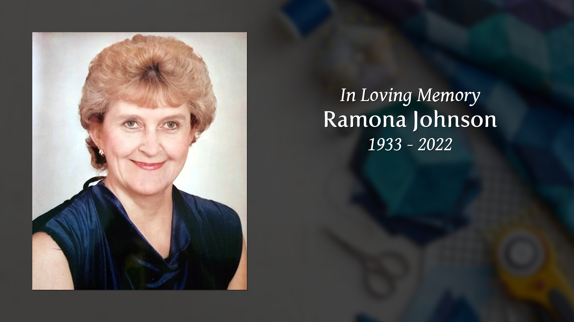 Ramona Johnson - Tribute Video