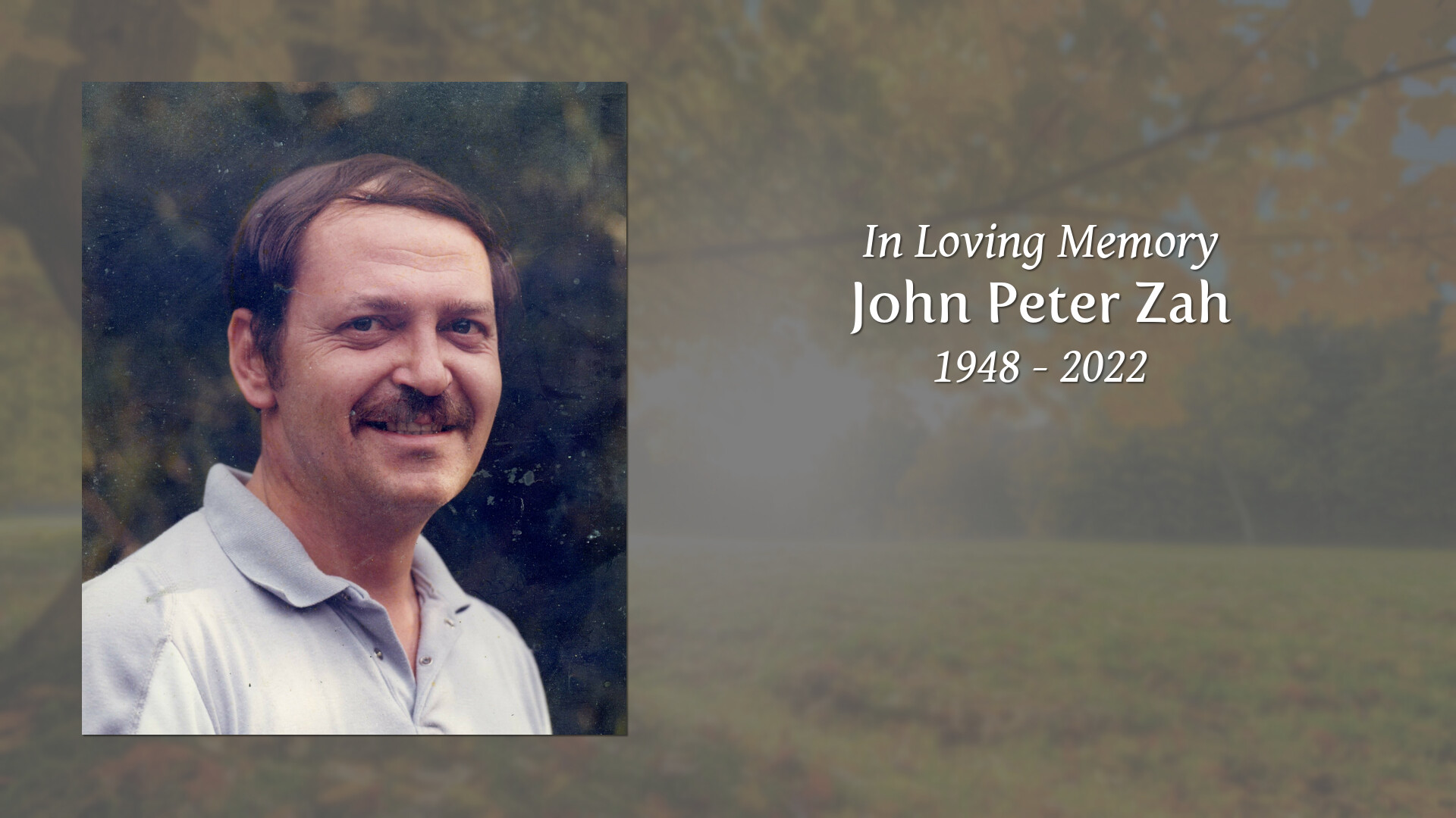 John Peter Zah - Tribute Video