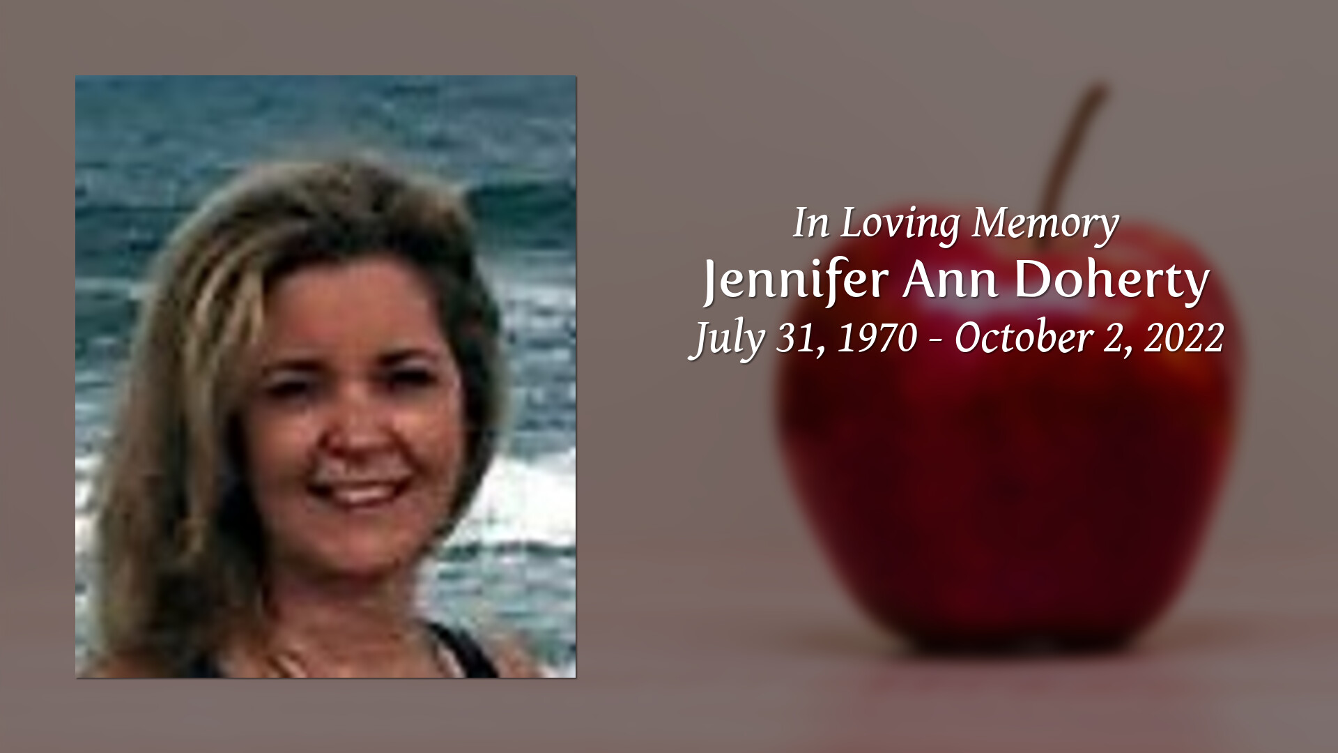 Jennifer Ann Doherty - Tribute Video