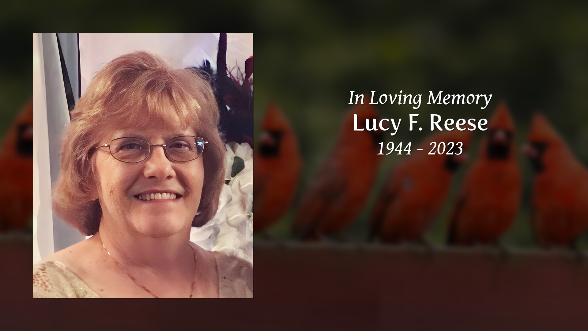 Lucy F. Reese - Tribute Video