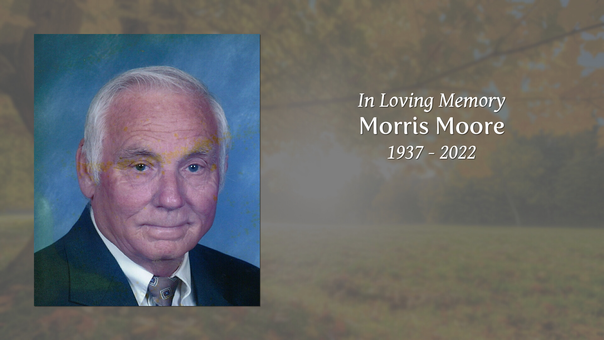 Morris Moore - Tribute Video