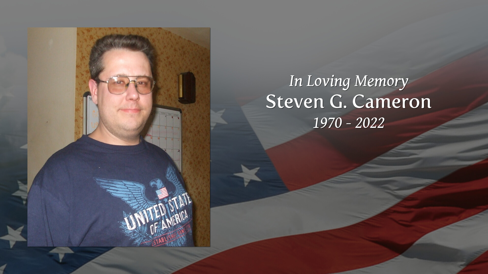 Steven G. Cameron - Tribute Video
