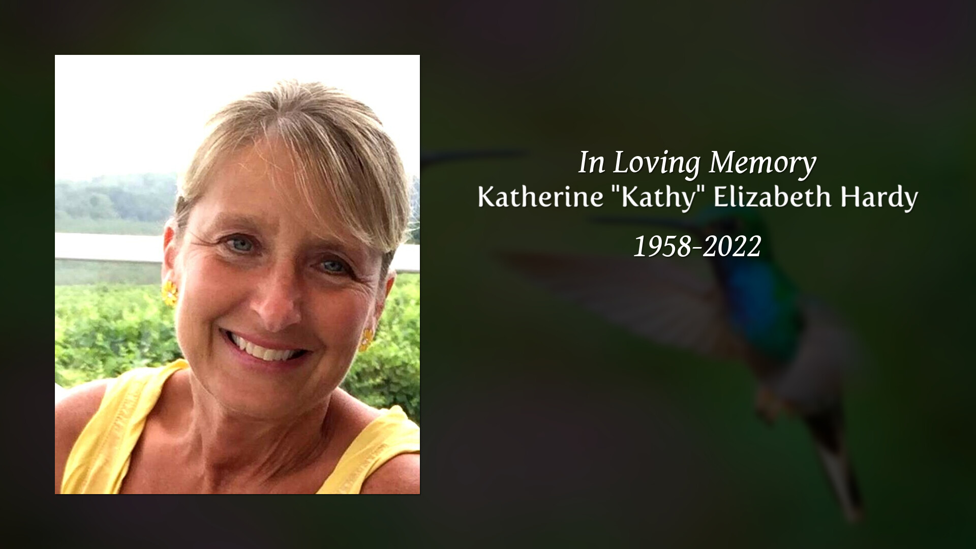 Katherine "Kathy" Elizabeth Hardy - Tribute Video