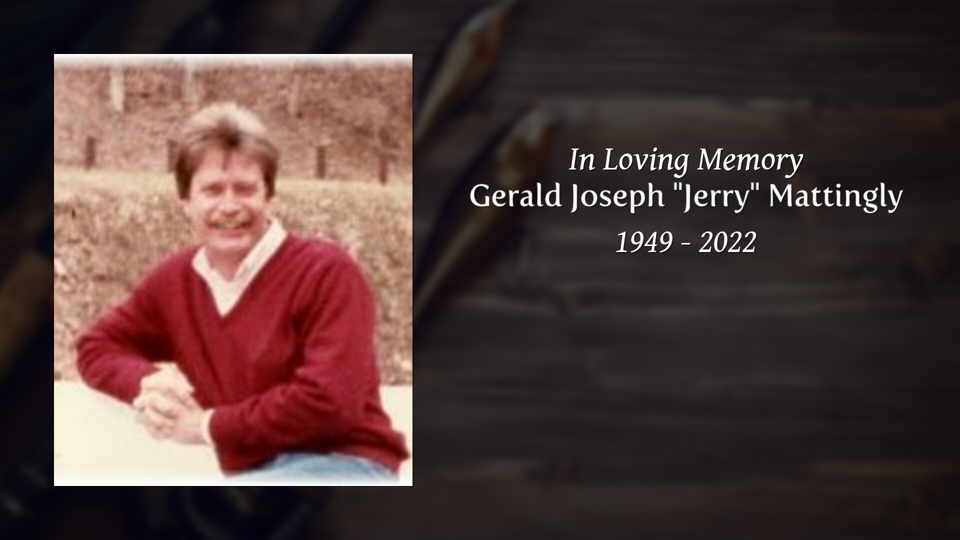 Gerald Joseph "Jerry" Mattingly - Tribute Video