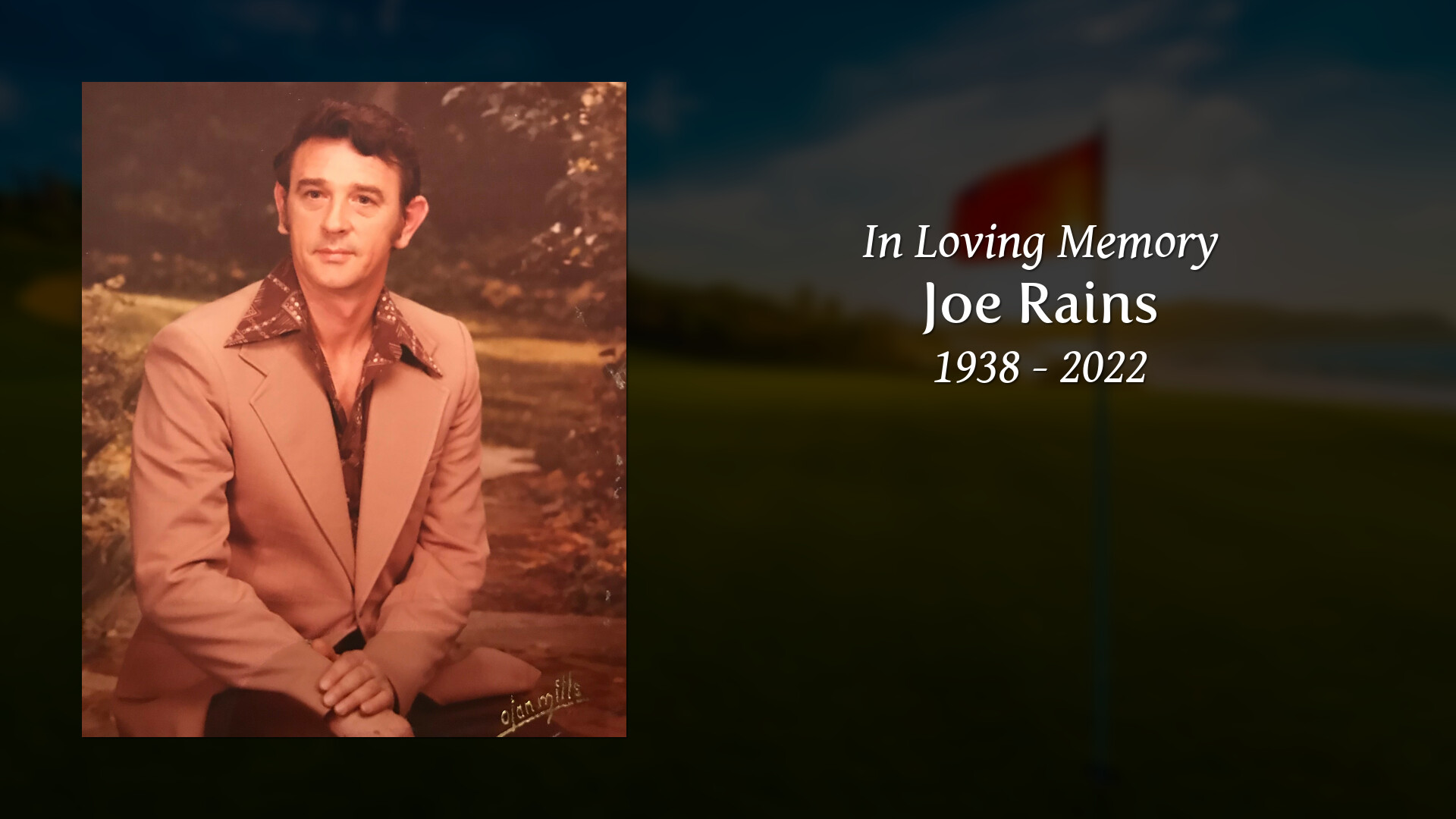 Joe Rains - Tribute Video