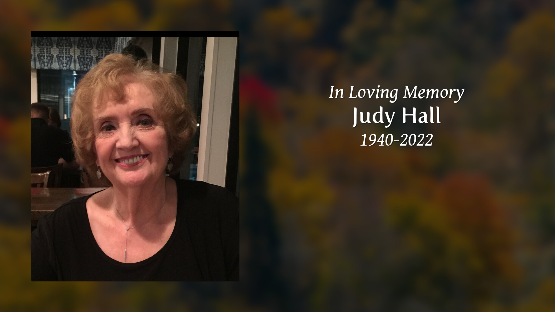 Judy Hall - Tribute Video