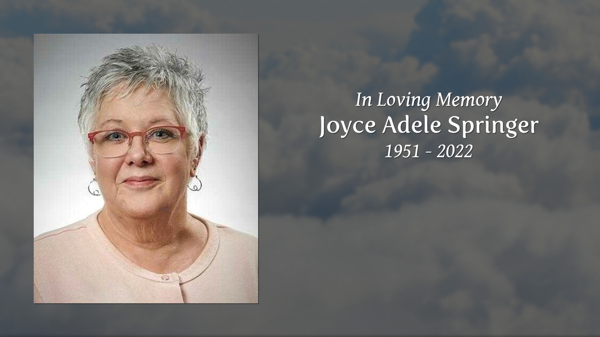 Joyce Adele Springer - Tribute Video