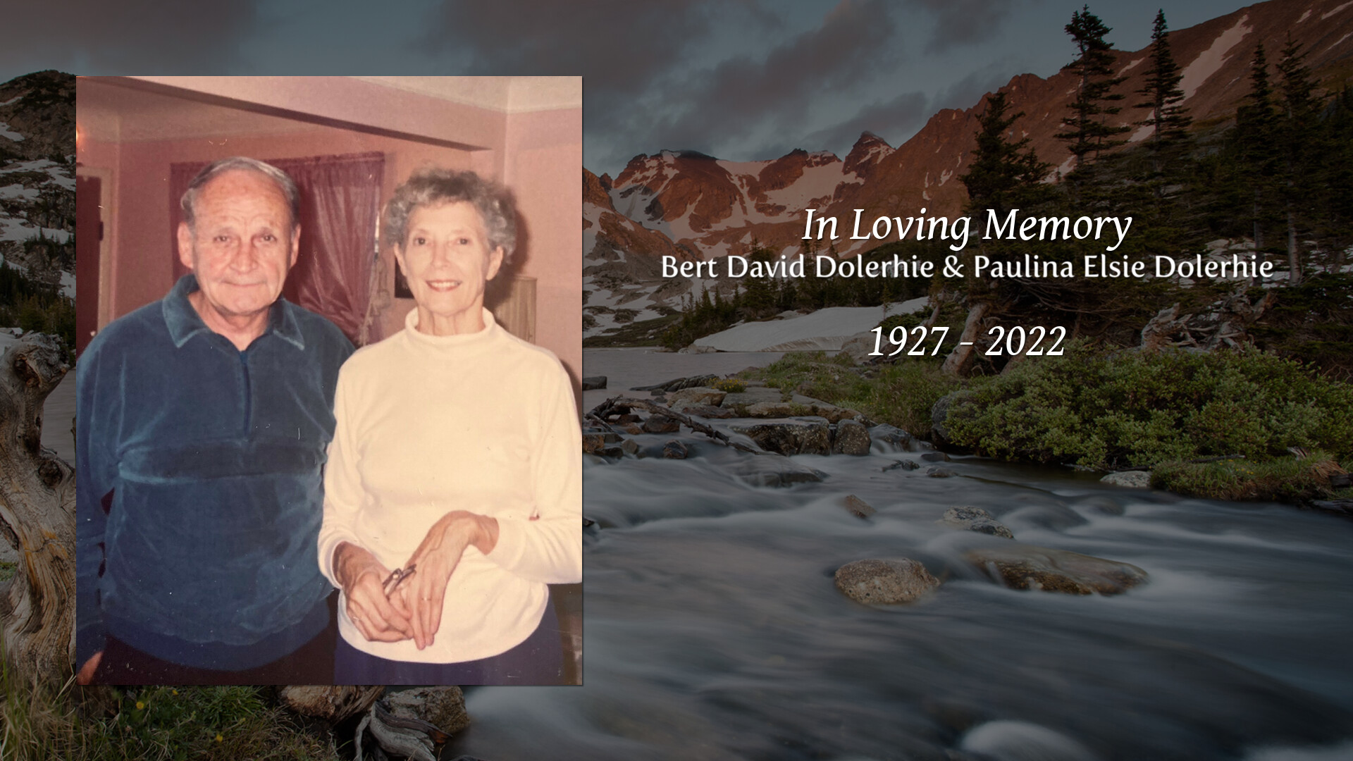 Bert David Dolerhie & Paulina Elsie Dolerhie - Tribute Video
