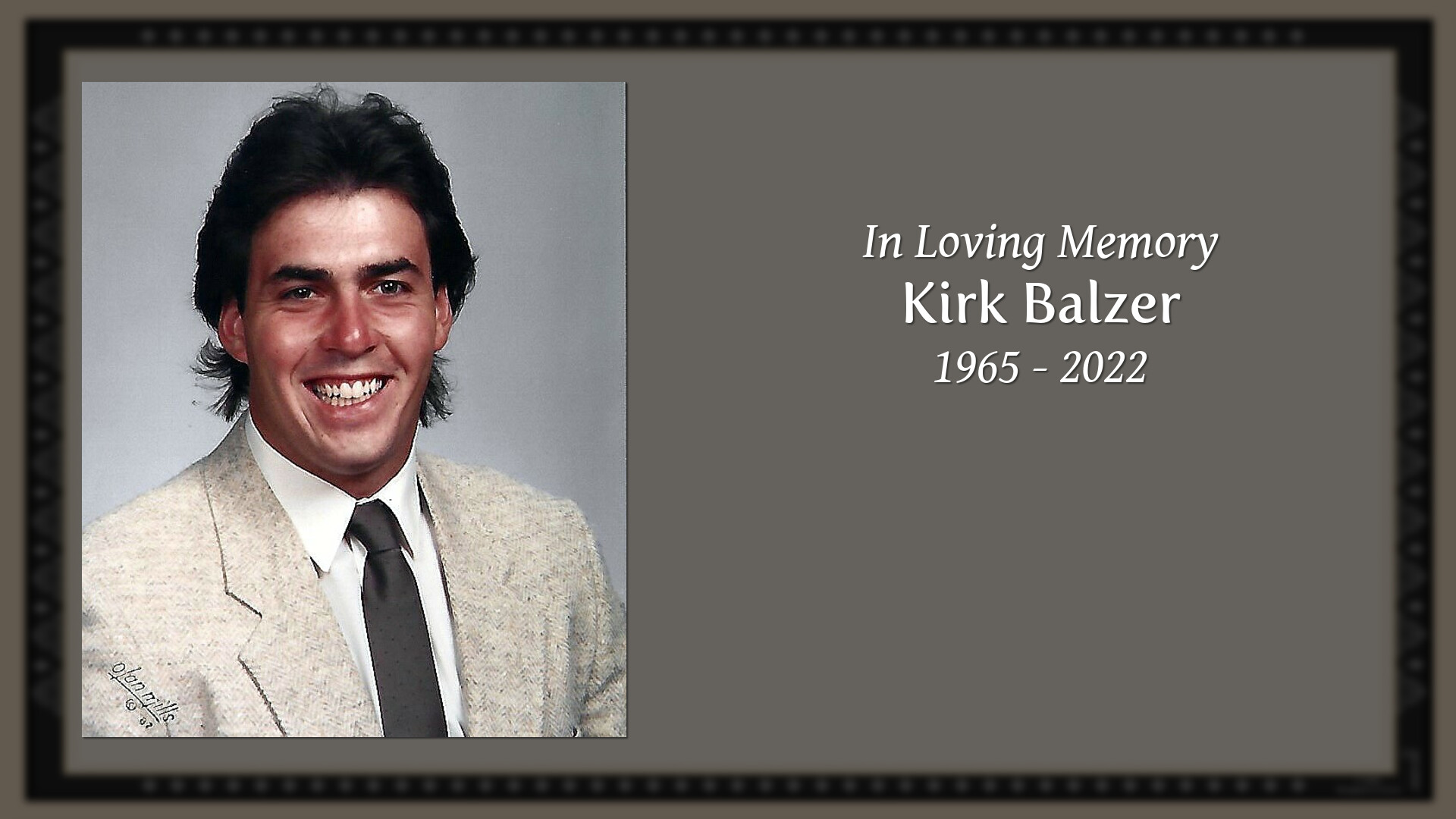 Kirk Balzer - Tribute Video