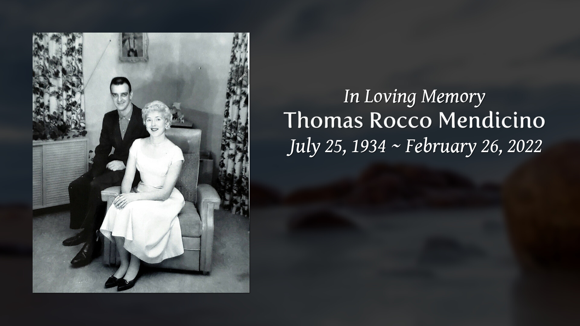 Thomas Rocco Mendicino - Tribute Video