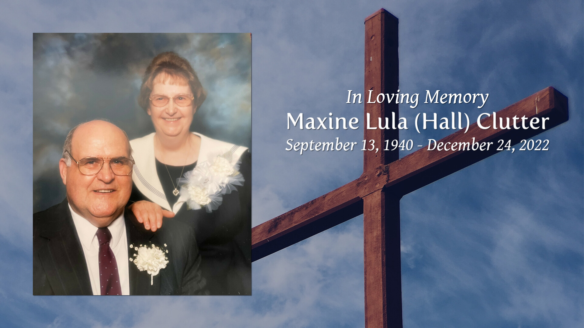 Maxine Lula (Hall) Clutter - Tribute Video