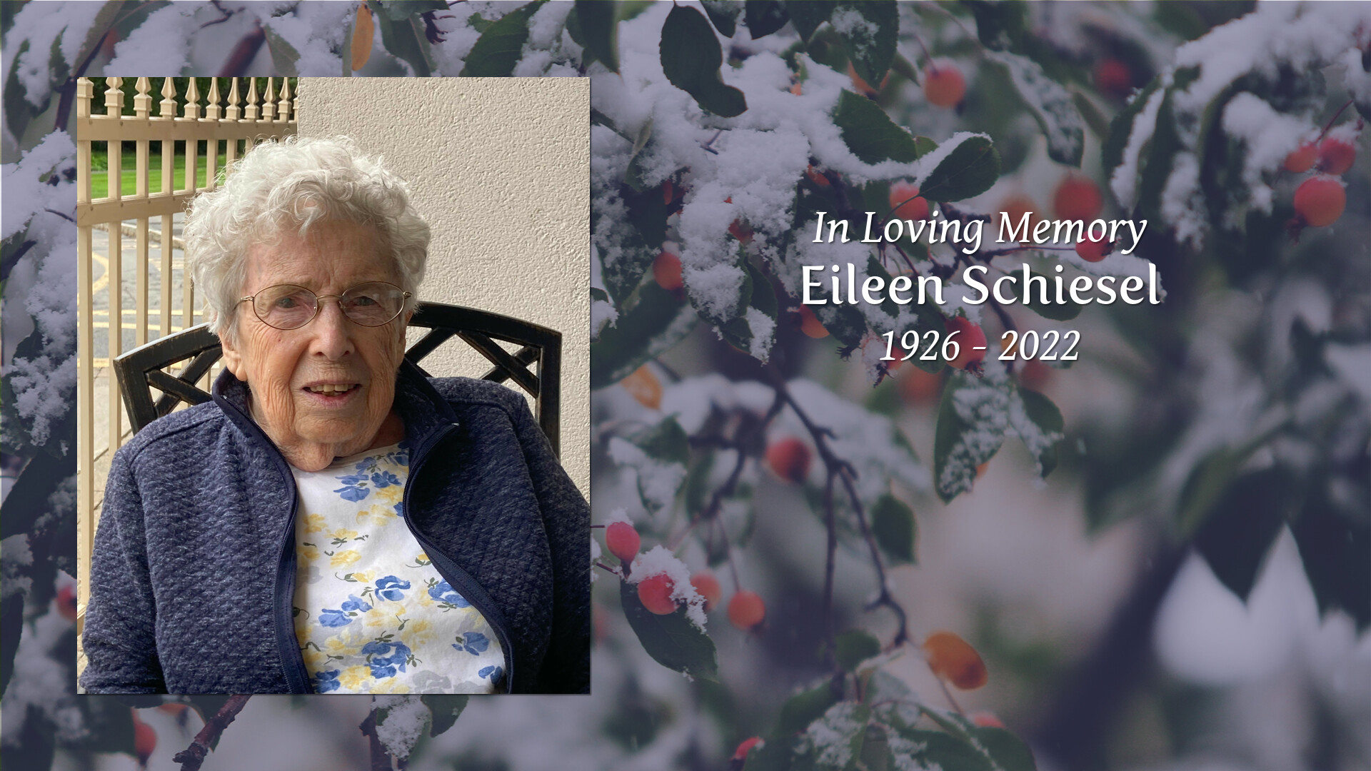 Eileen Schiesel - Tribute Video