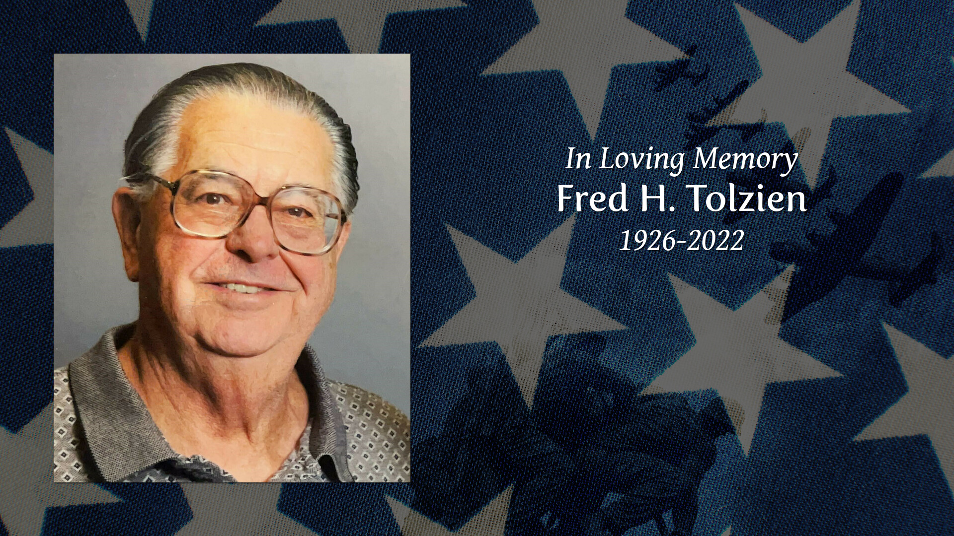 Fred H. Tolzien - Tribute Video