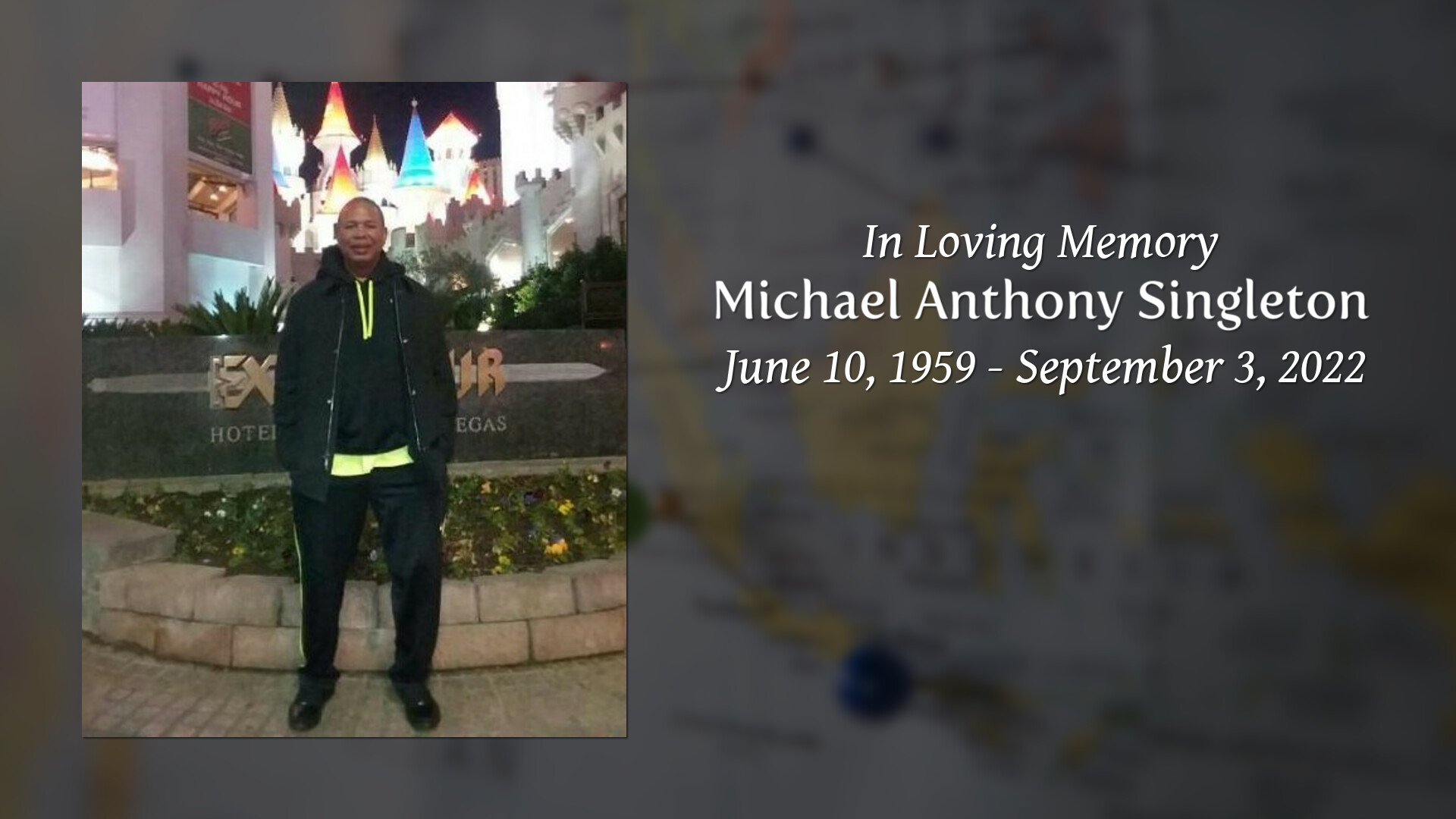 Michael Anthony Singleton - Tribute Video