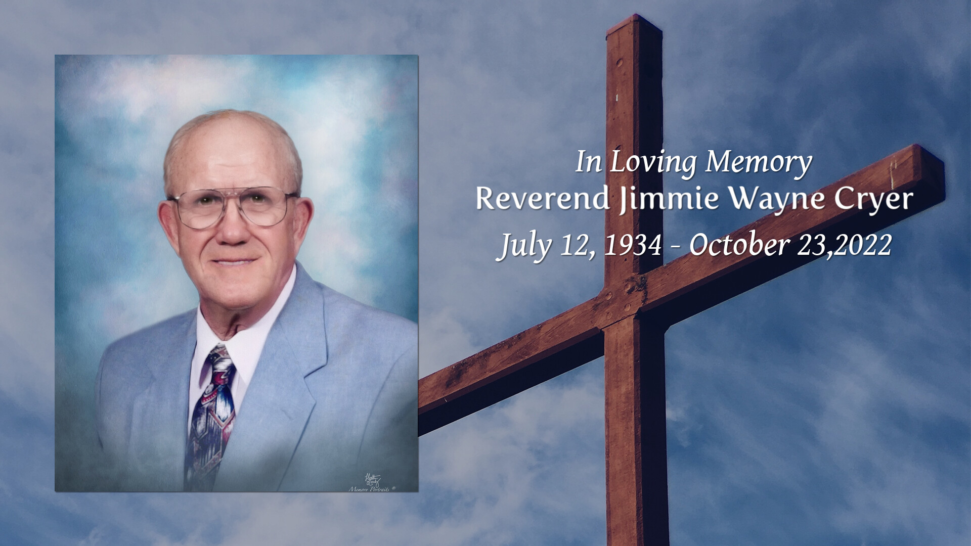 Reverend Jimmie Wayne Cryer - Tribute Video