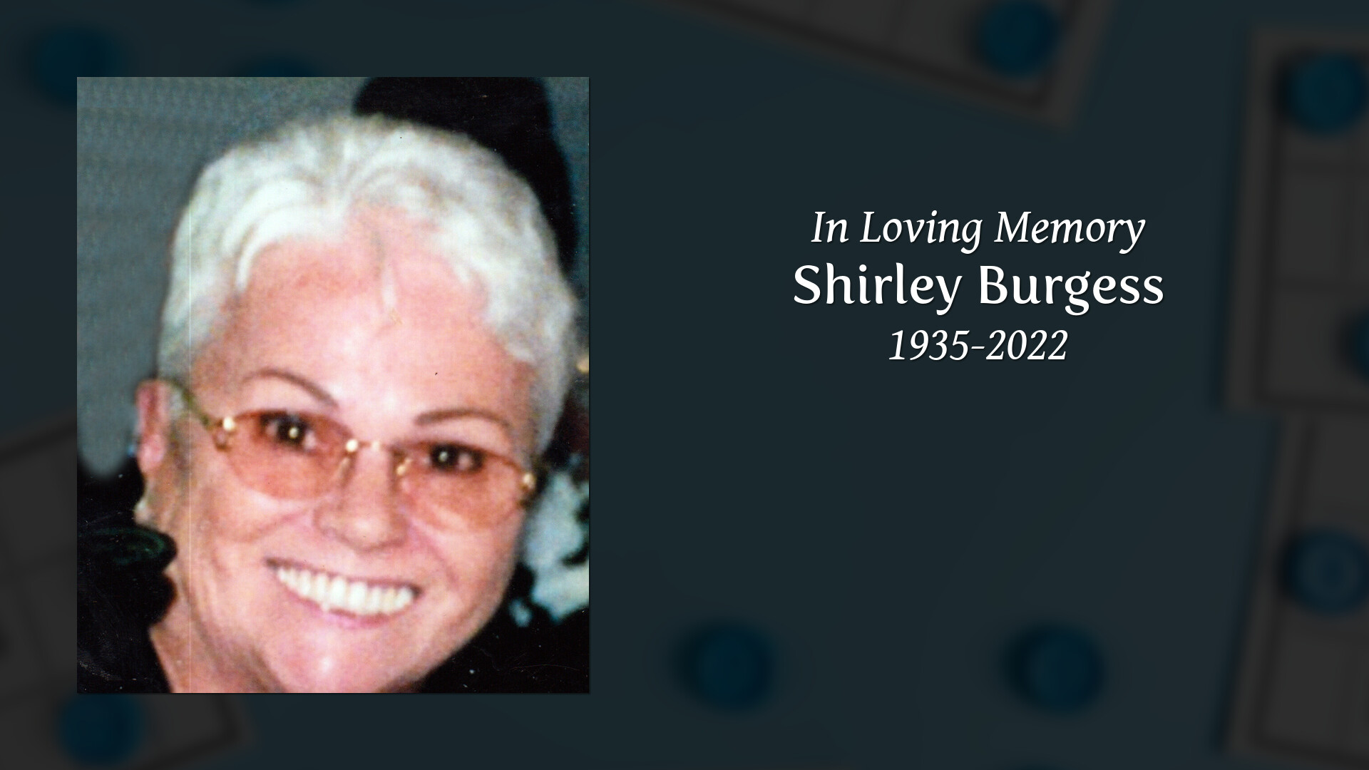 Shirley Burgess - Tribute Video