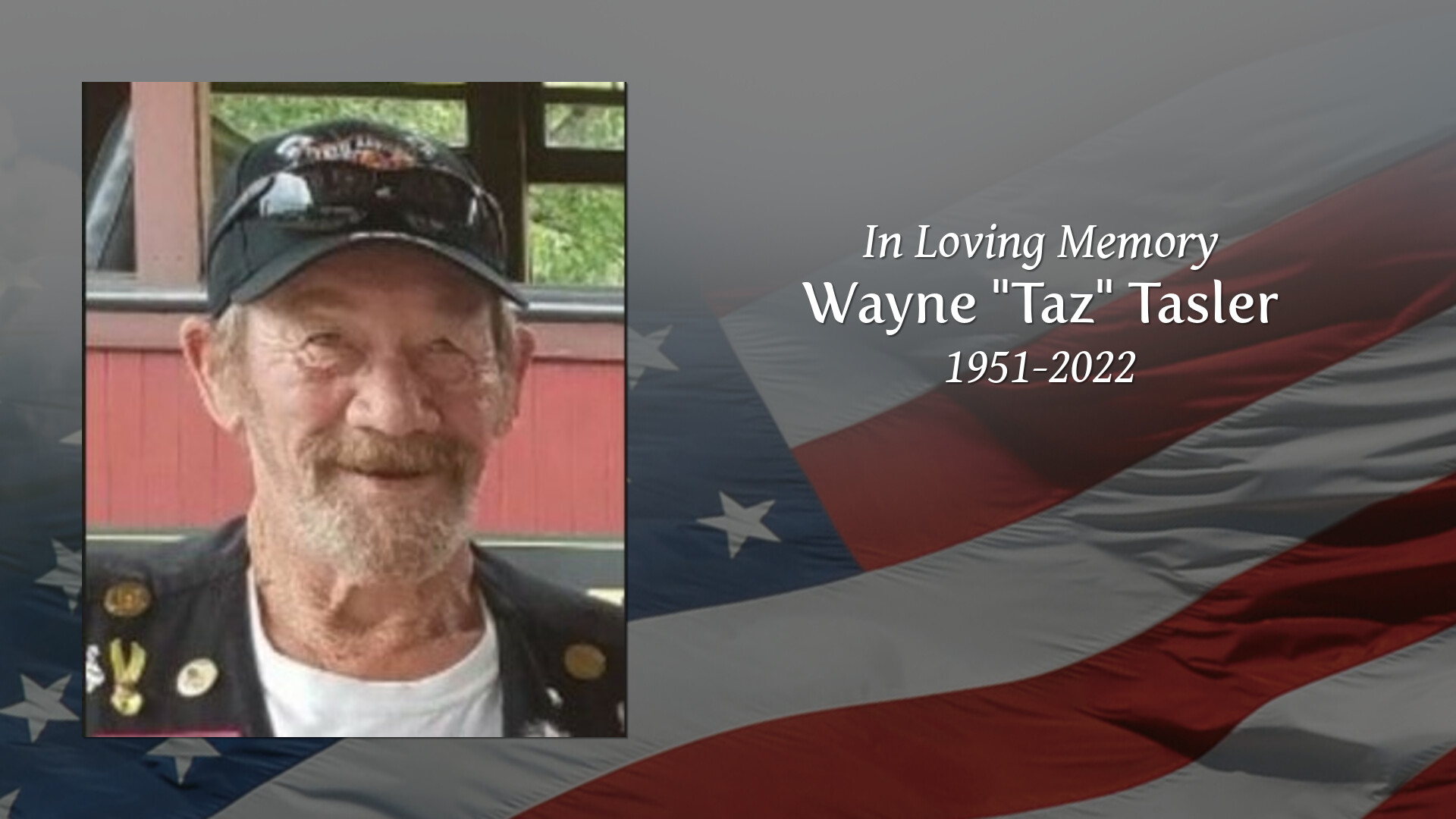 Wayne "Taz" Tasler - Tribute Video