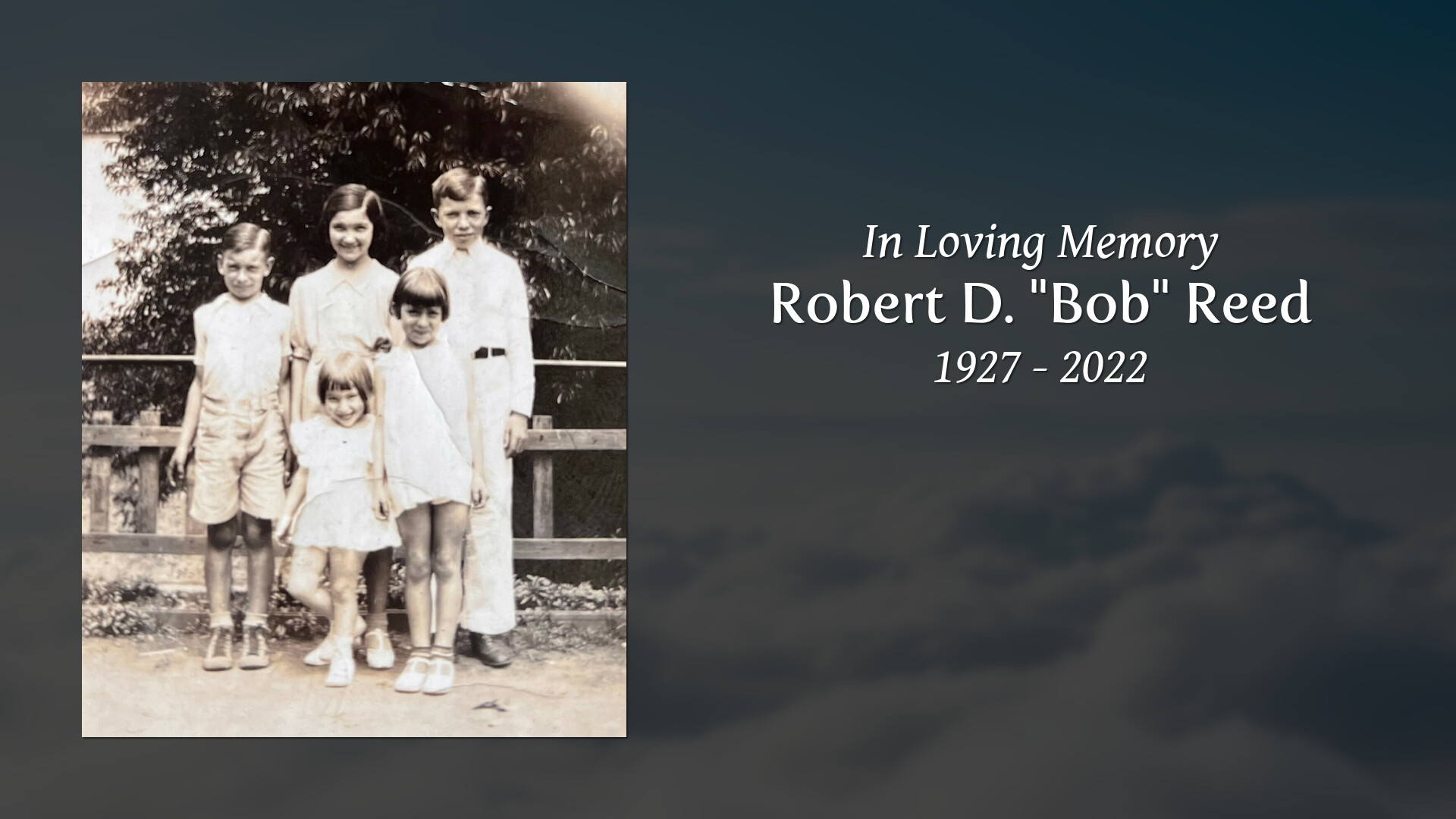 Robert D. "Bob" Reed - Tribute Video